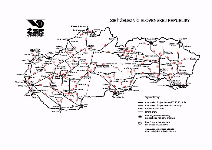 StanicaŽilina.sk - Mapa polohy vlakov